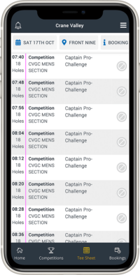 Member Booking – BRS Golf