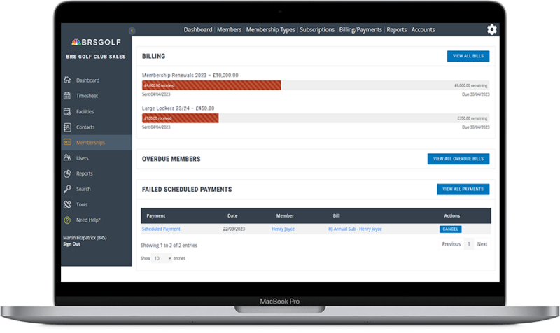 Memberships – BRS Golf